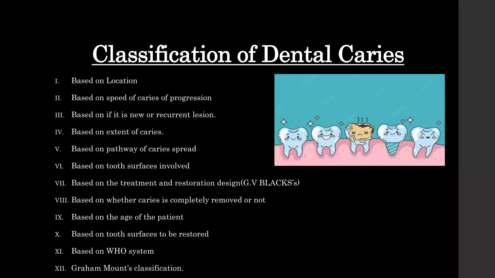 Dental Caries classification & Microbiology | PPTX
