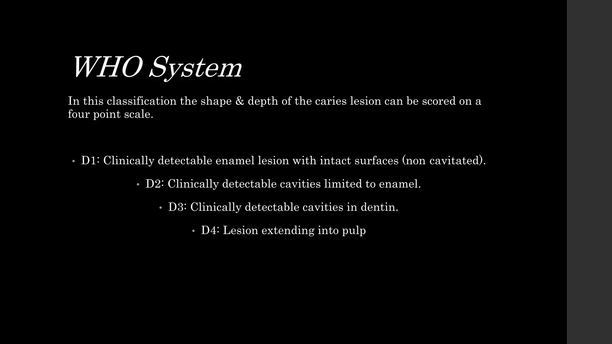 Dental Caries classification & Microbiology | PPTX