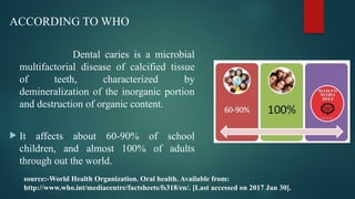 dental caries full is a microbial disease | PPTX