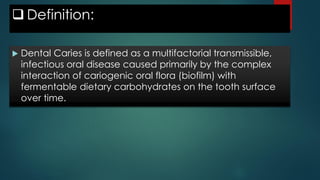 Dental caries and management | PDF
