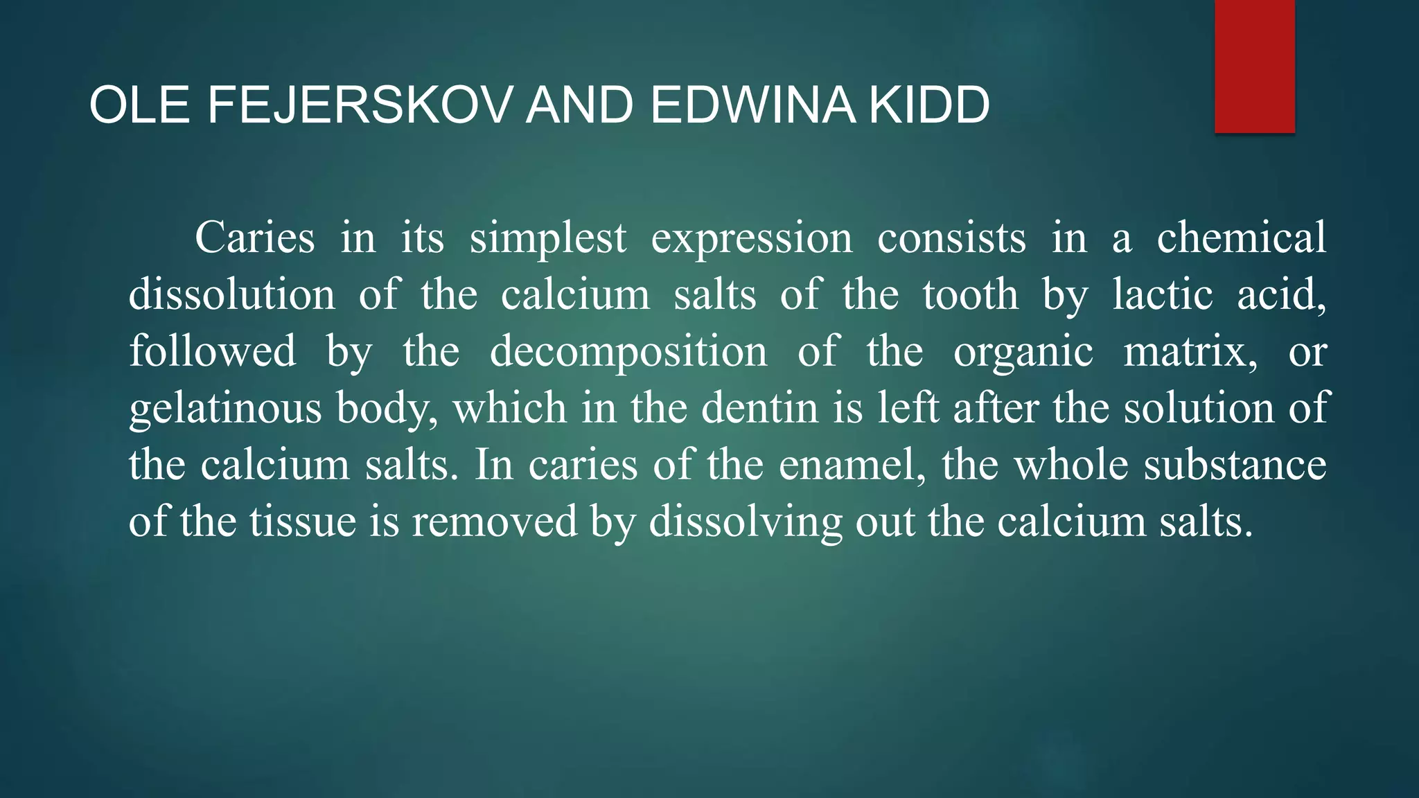 DENTAL CARIES | PPTX