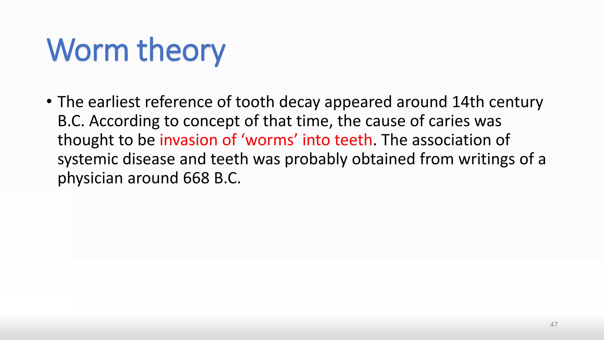 Dental caries etiology, theories and prevention | PPTX