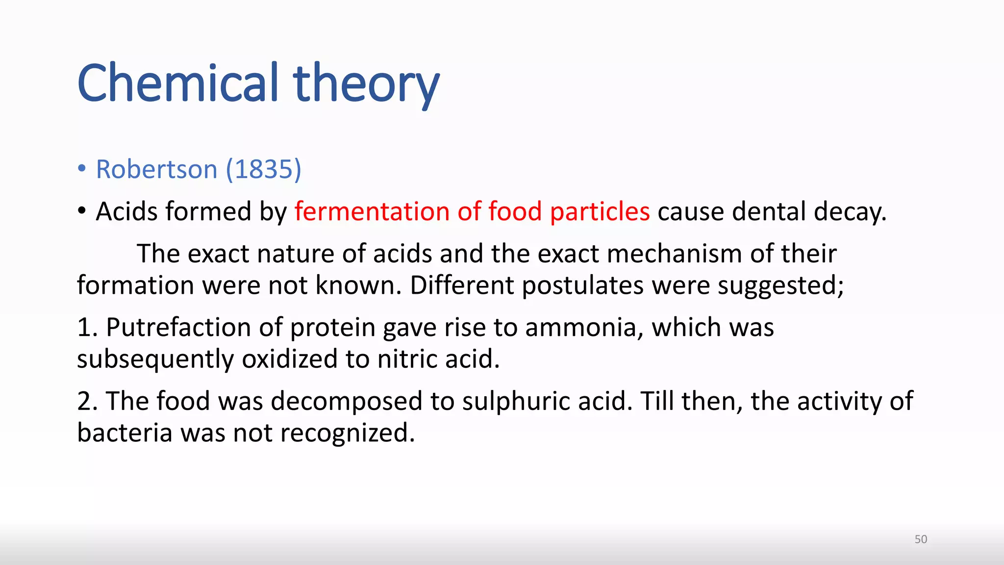 Dental caries etiology, theories and prevention | PPTX