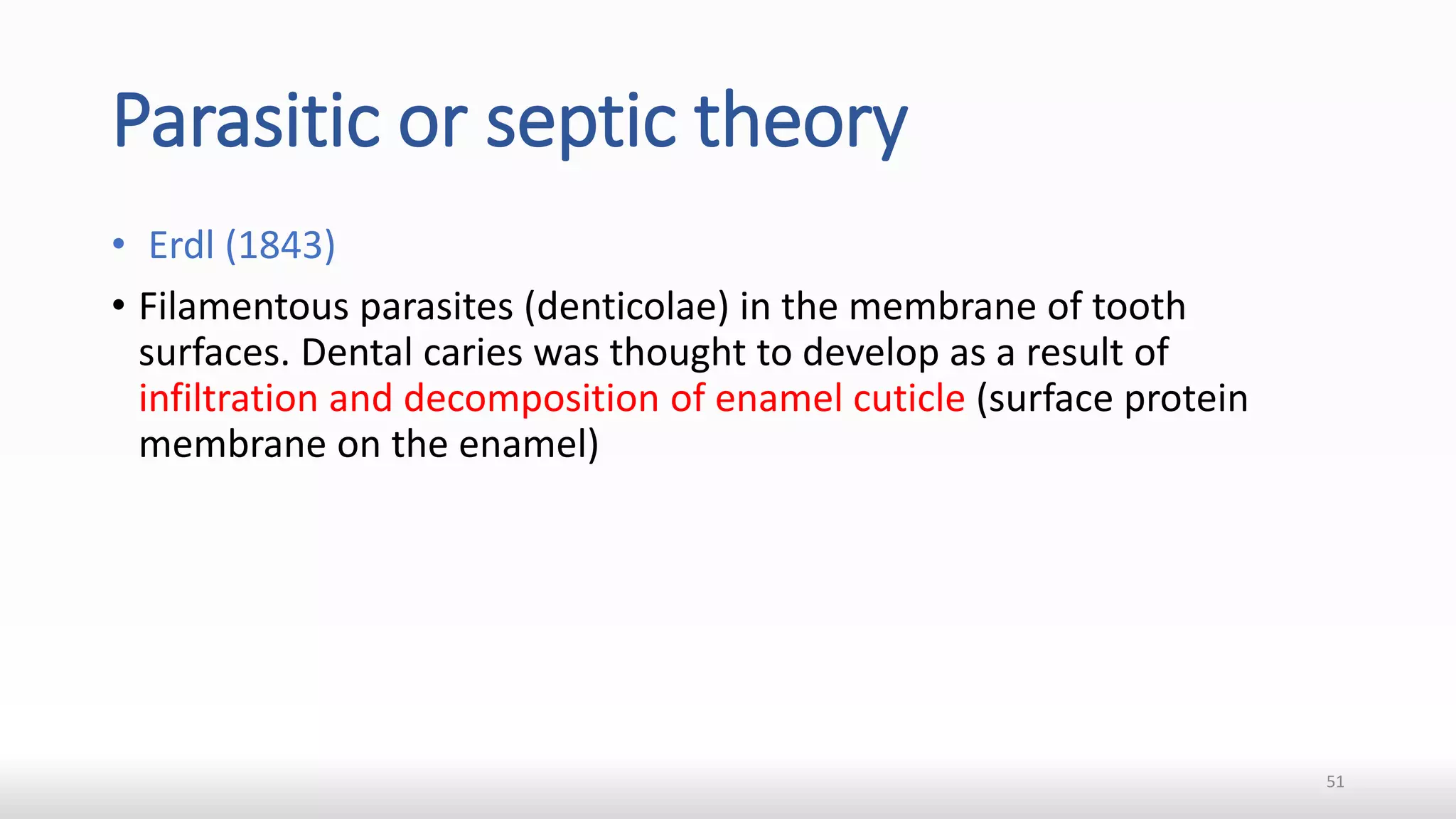 Dental caries etiology, theories and prevention | PPTX
