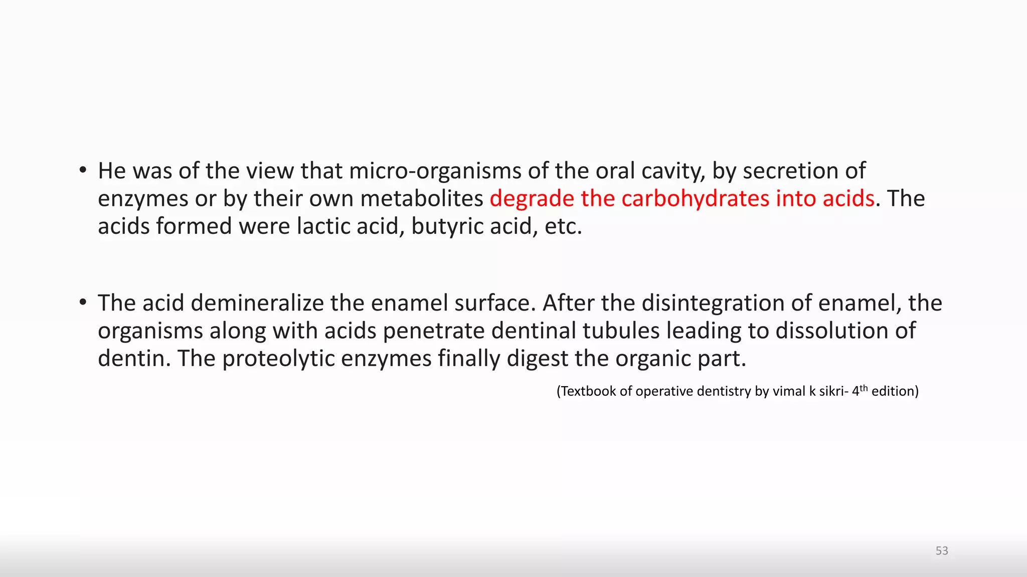 Dental caries etiology, theories and prevention | PPTX