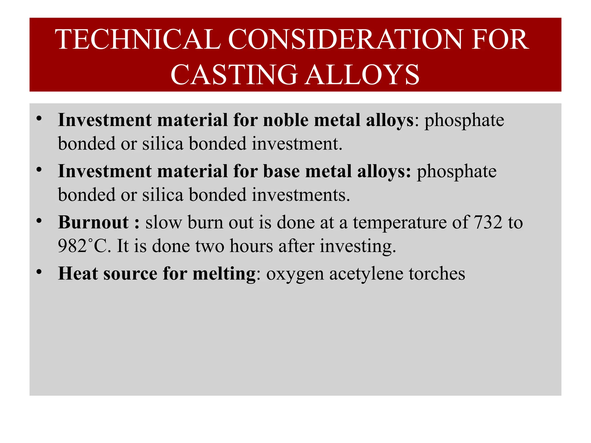 dental casting alloys.pptx bhvbhnvhnvhmjmjbkm | PPT