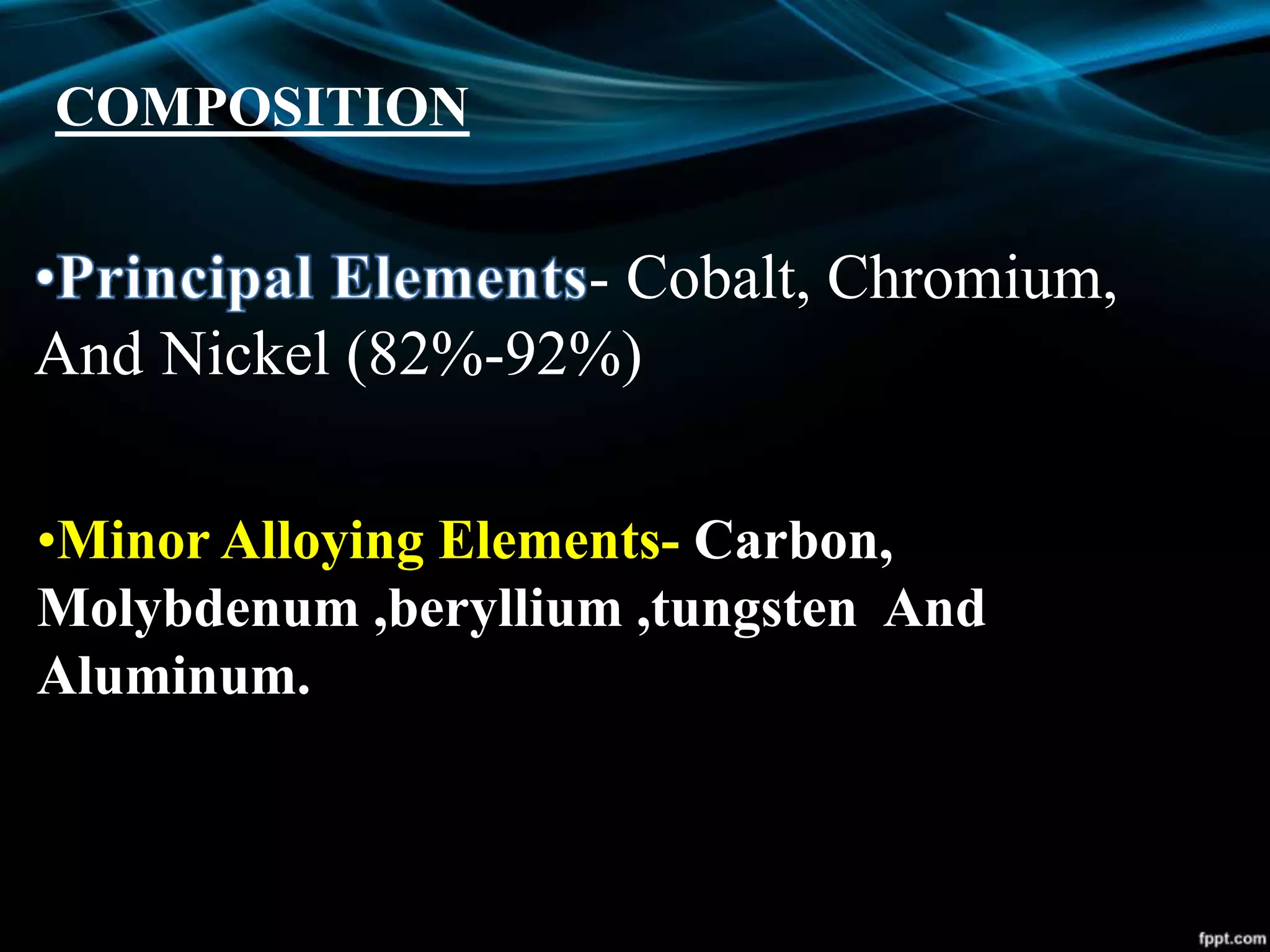 Dental casting alloys part ii | PPTX