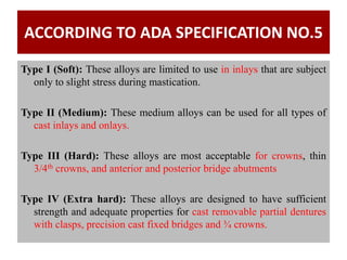 dental casting alloys (1).pptxh du fu u it iitv | PPTX