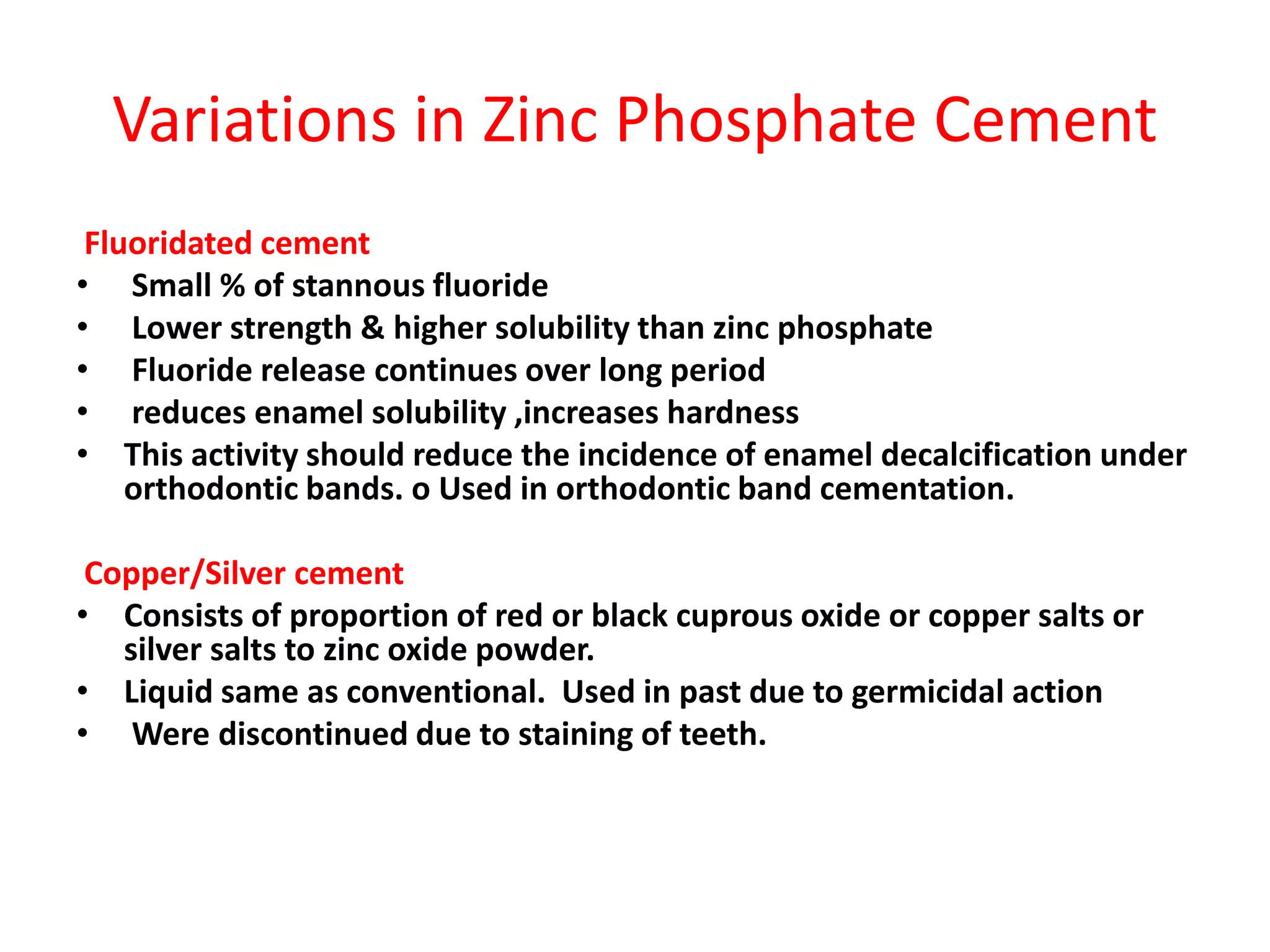 Dental cement 1 | PPTX