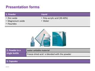 Dental cement dental material | PPT