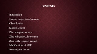 DENTAL CEMENTS important for dental students | PPTX