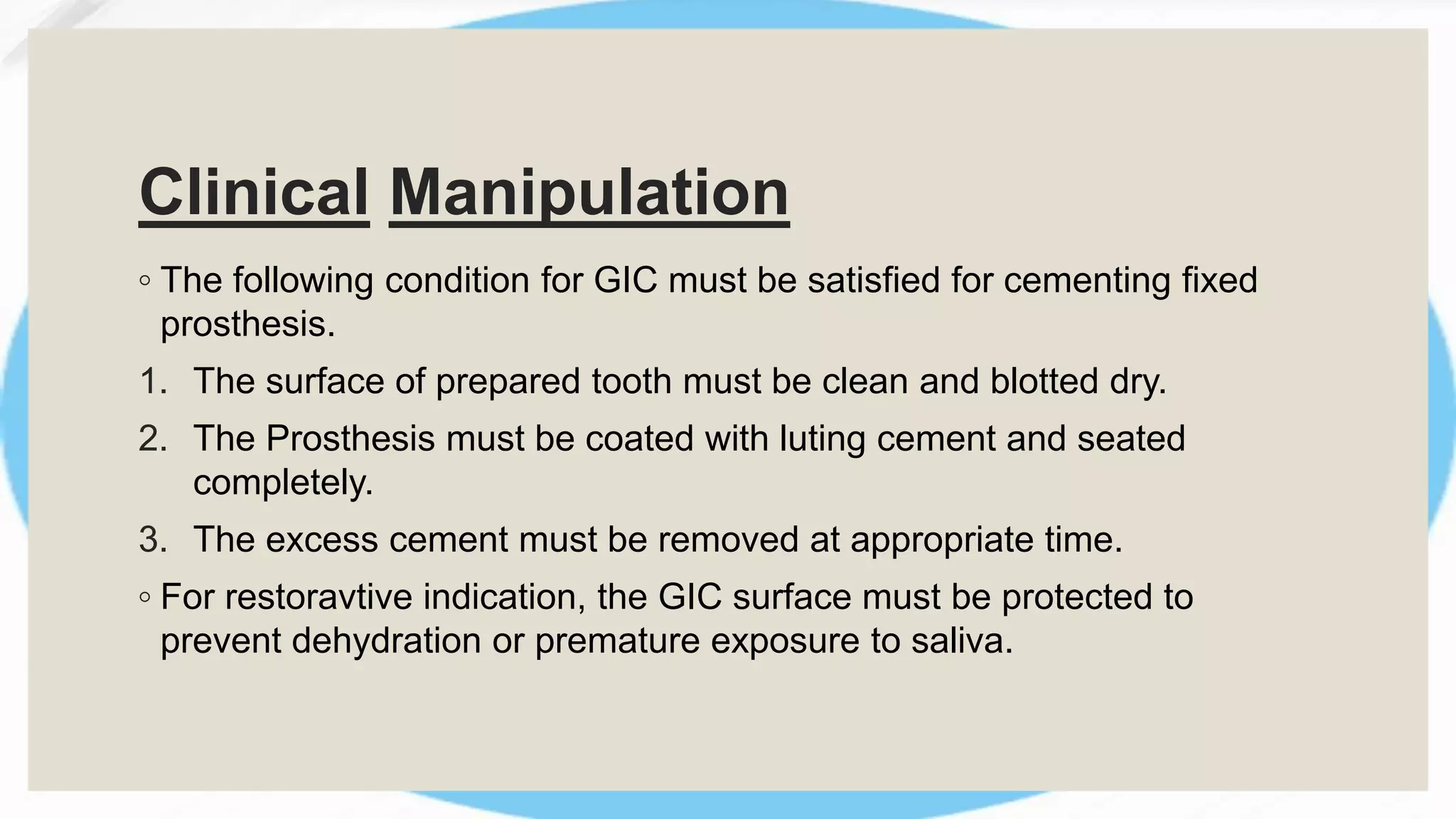 Dental cements part 3 | PPTX