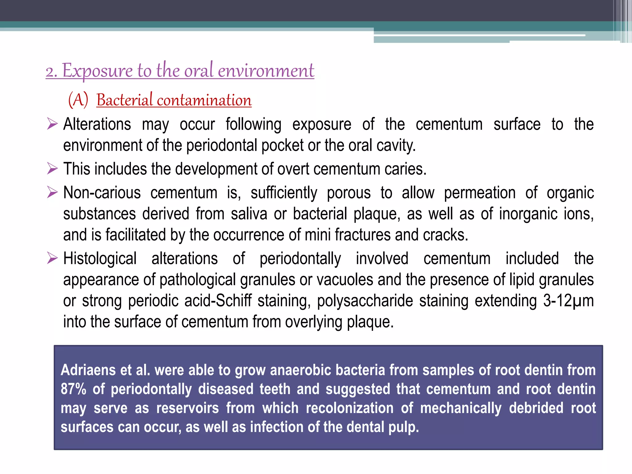 Dental cementum | PPTX