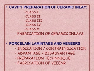 Dental ceramic & cad cam | PPT