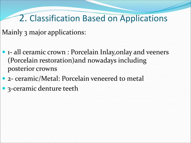 Dental Ceramics types and manufacturing dentistry | PPT | Oral care ...