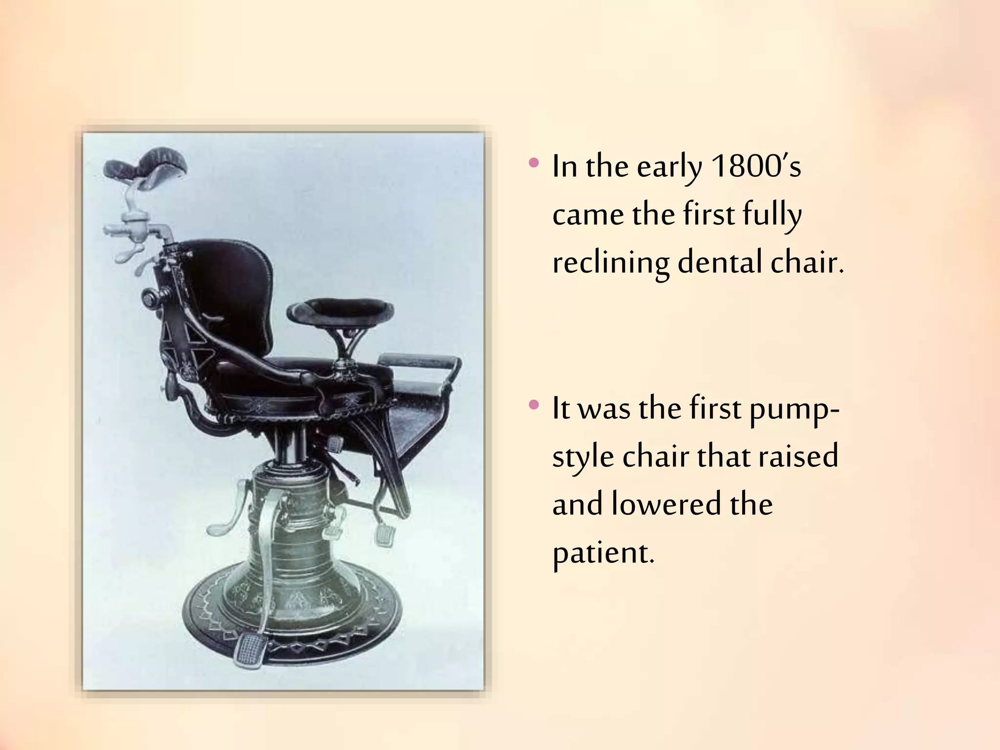 Who Invented The First Dental Chair at Tamara Wilson blog