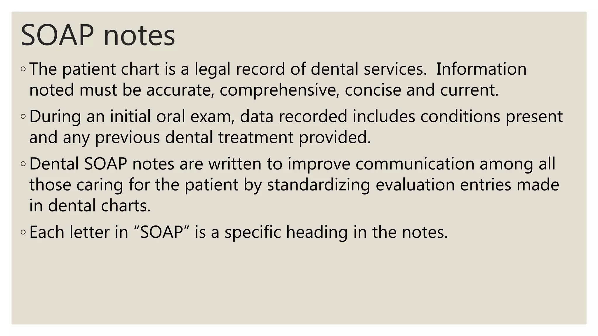 Dental Charting, Color Coding and Symbols: Class Activity | PPTX