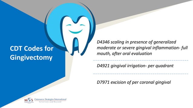Dental Codes to Report Gingivectomy.pptx