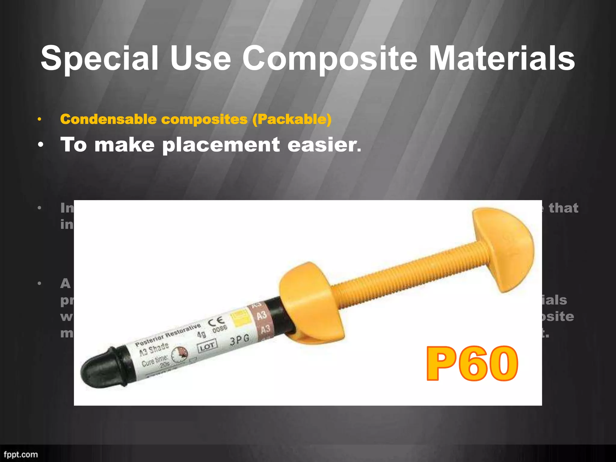 Dental composites | PPTX