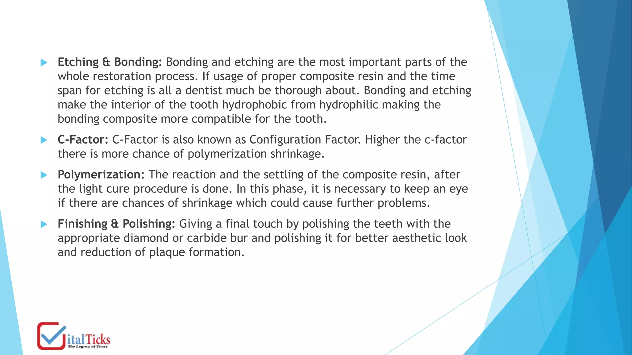 Dental composites and dental restoration | PPTX