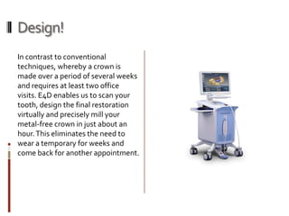 Dental crown in an hour | PPTX