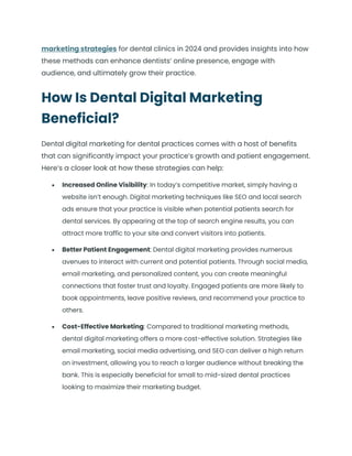 Dental Digital Marketing: Best Practices For 2024 | PDF