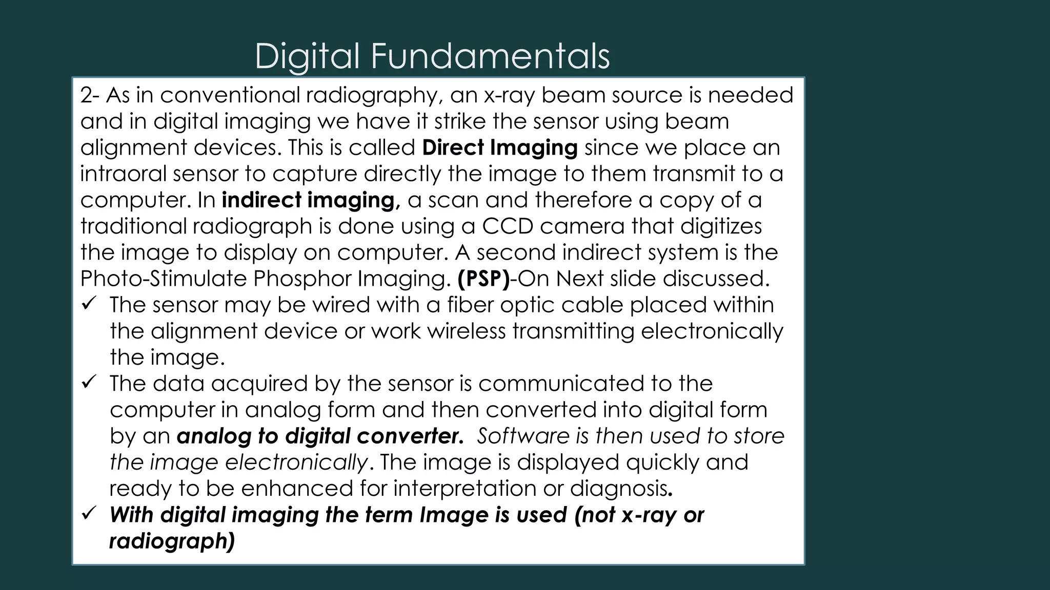 Dental Digital Radiography in Easy to Understand Steps | PPTX