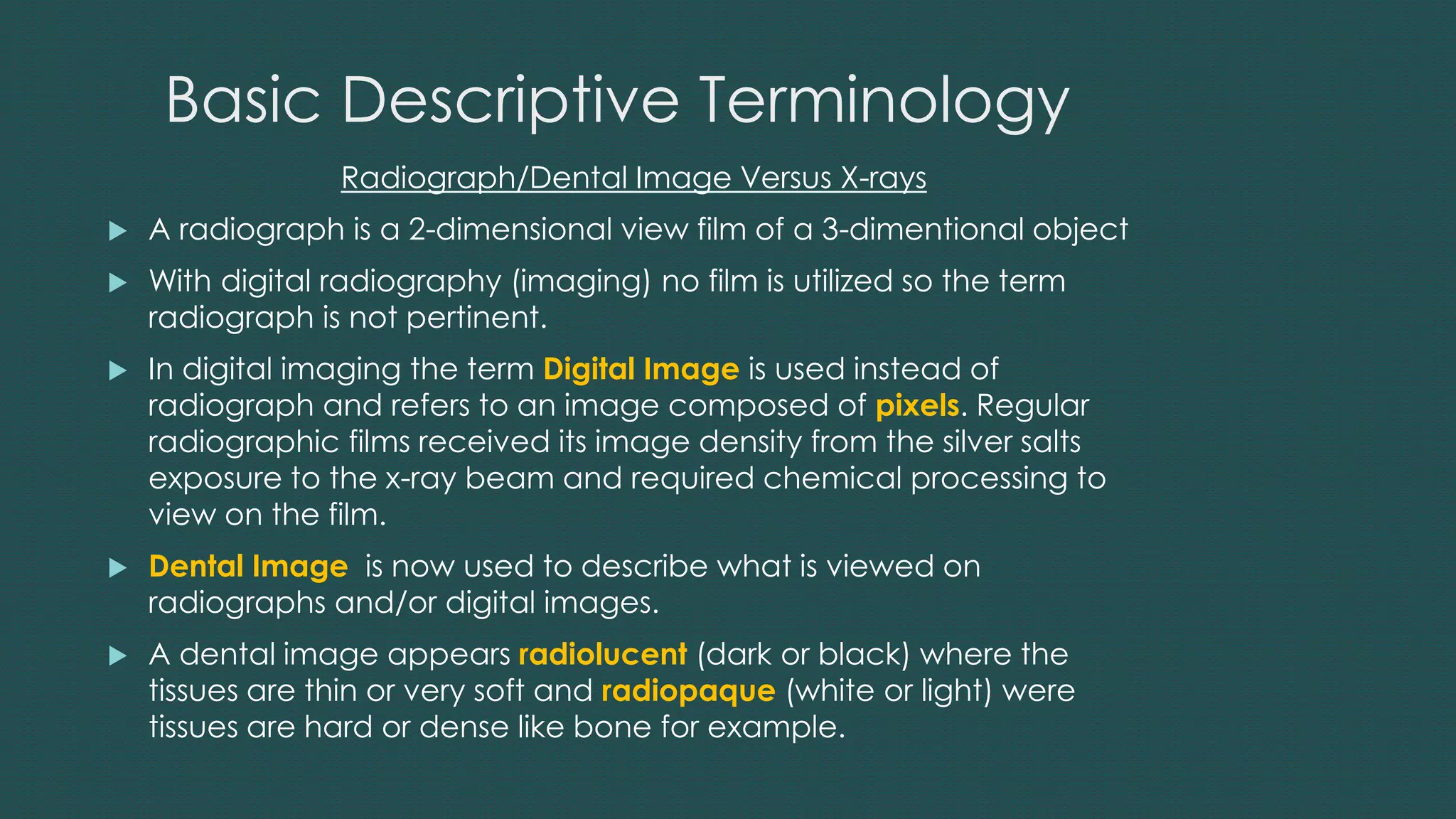 Dental Digital Radiography in Easy to Understand Steps | PPTX