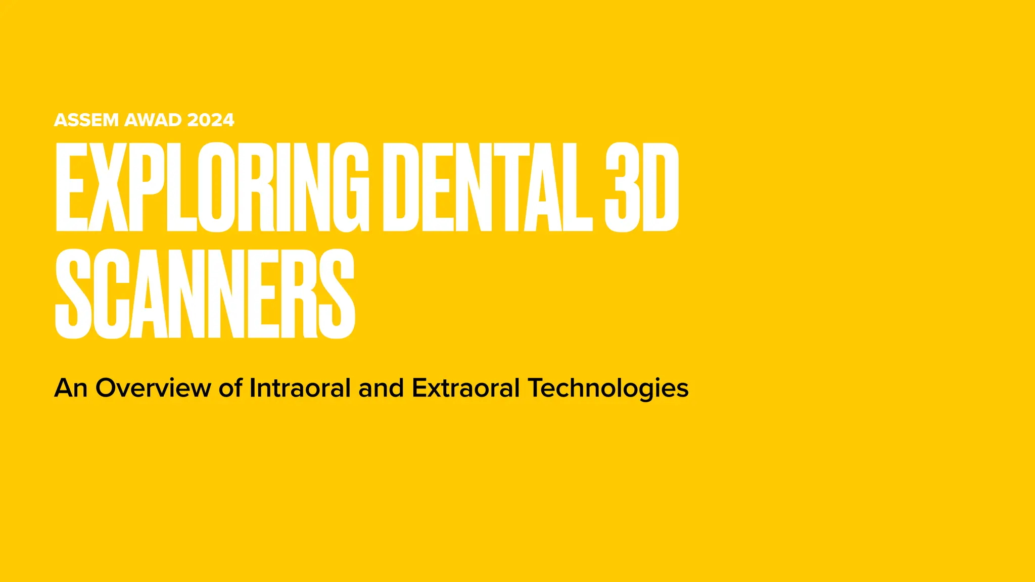 Dental Digital Scanners: Intraoral and Extraoral 3D Scanners | PDF