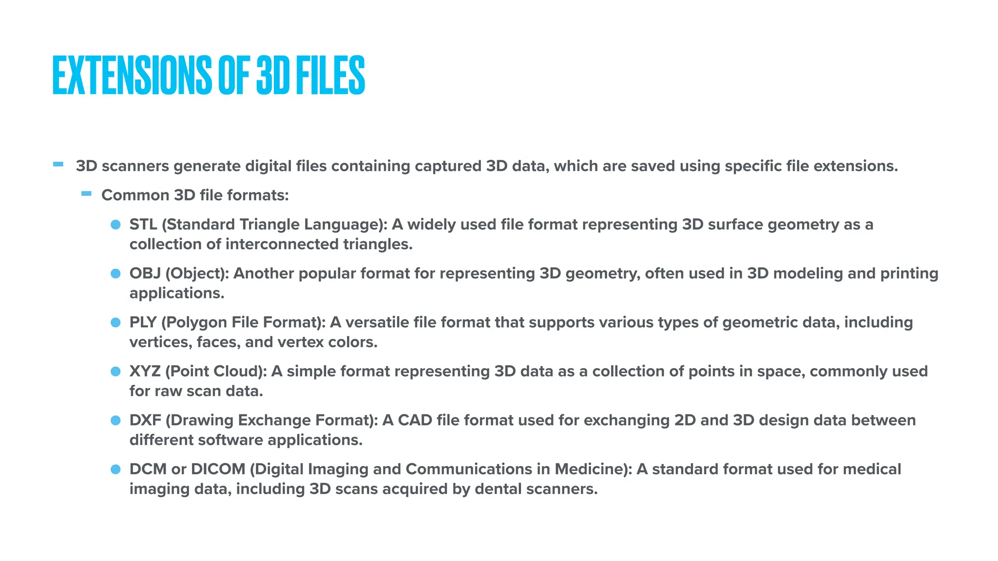 Dental Digital Scanners: Intraoral and Extraoral 3D Scanners | PDF