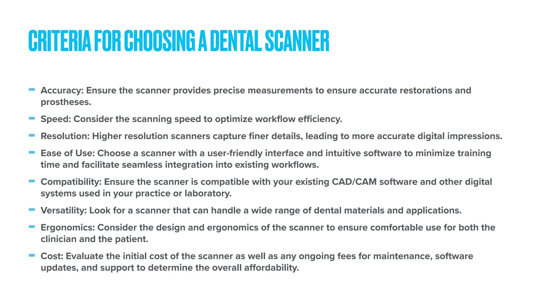 Dental Digital Scanners: Intraoral and Extraoral 3D Scanners | PDF