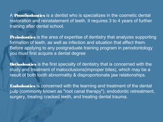 Dentistry Courses in India | Impart Education | PPT