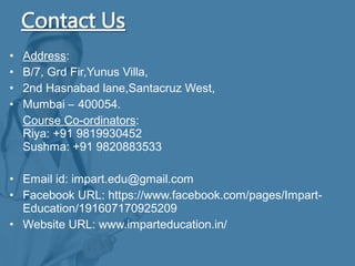 Dentistry Courses in India | Impart Education | PPT