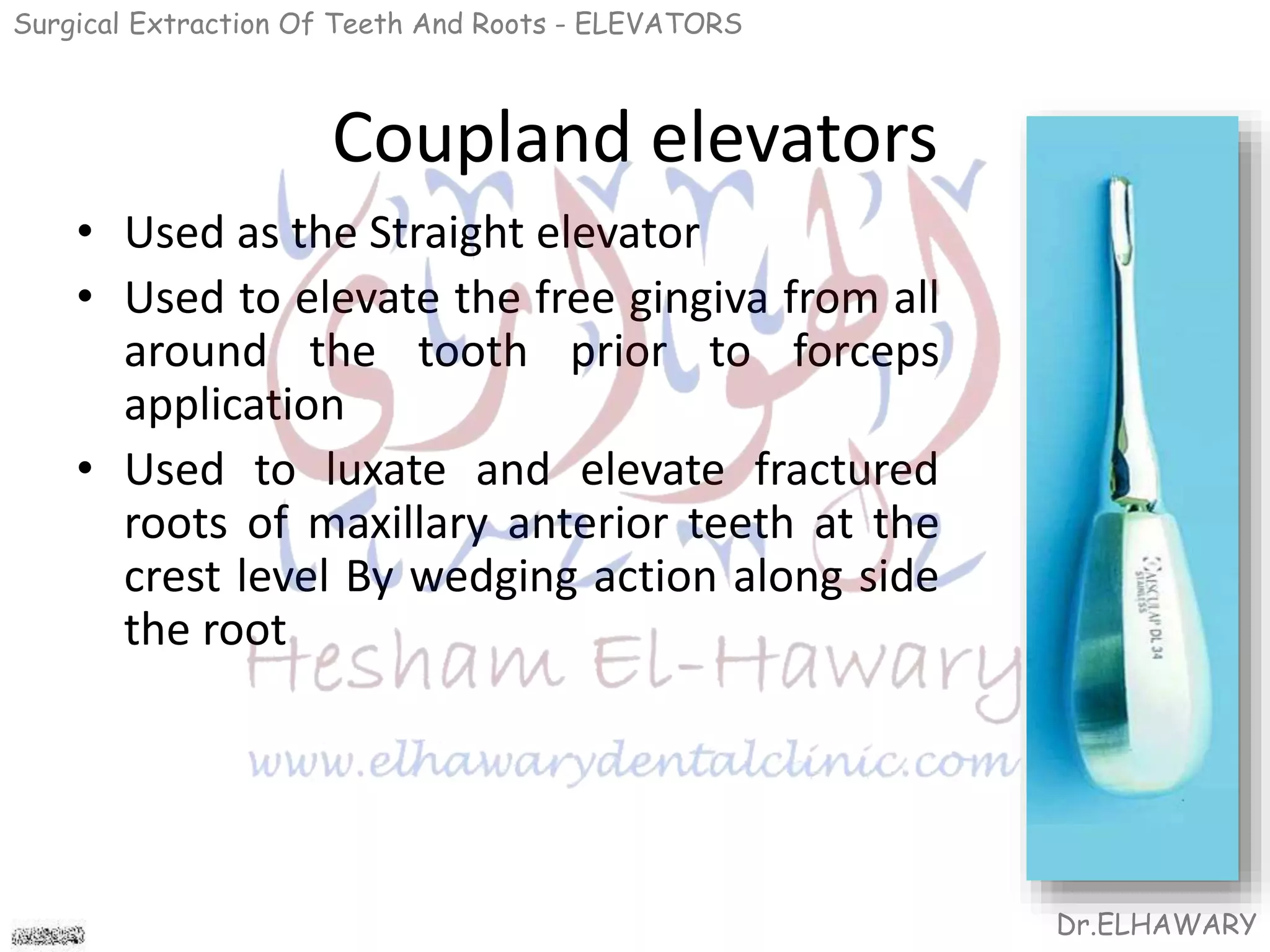 Dental elevators | PPTX