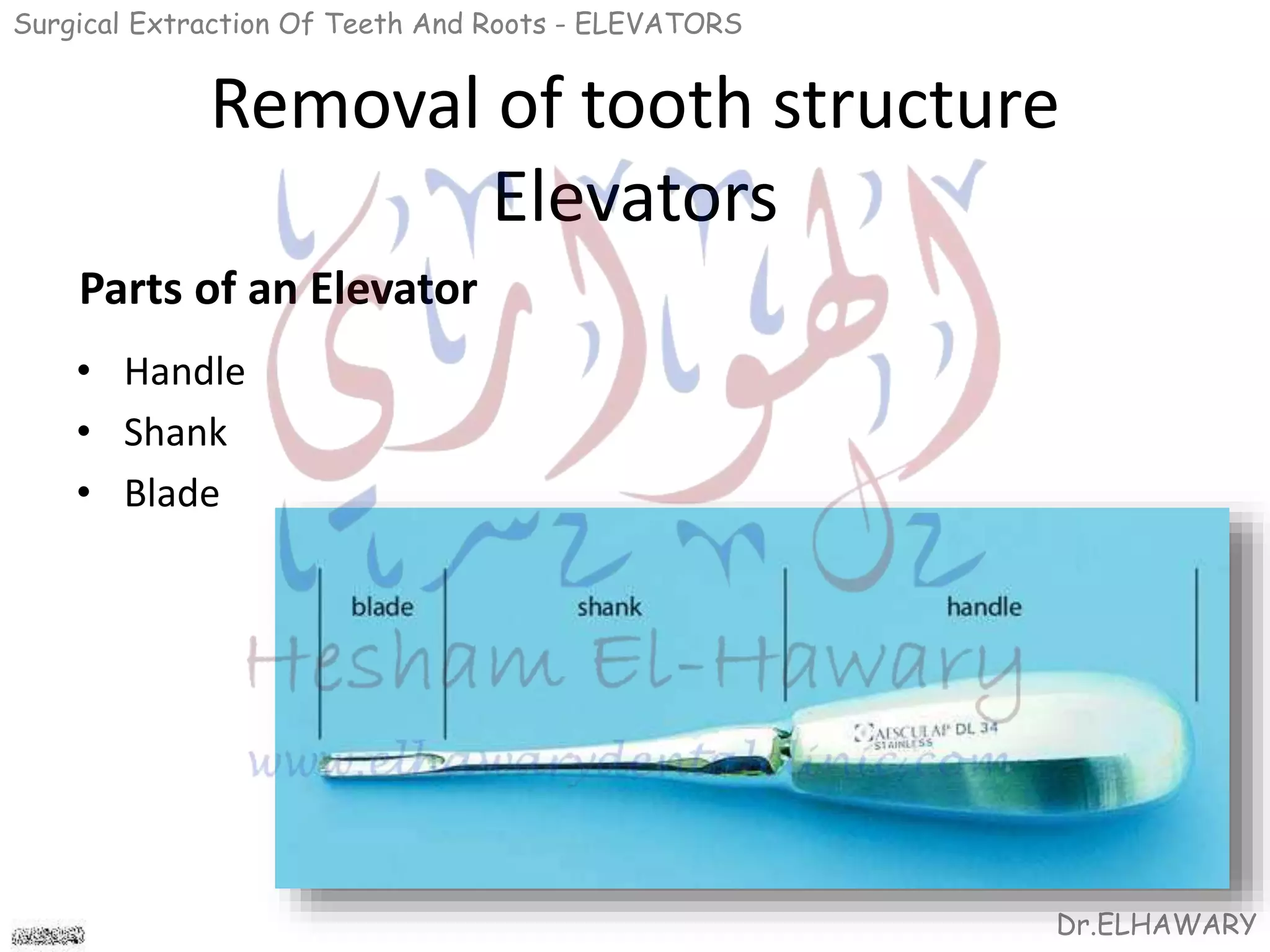 Dental elevators | PPTX
