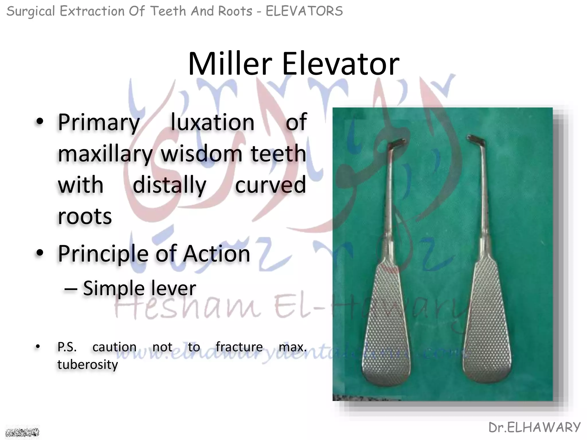 Dental elevators | PPTX