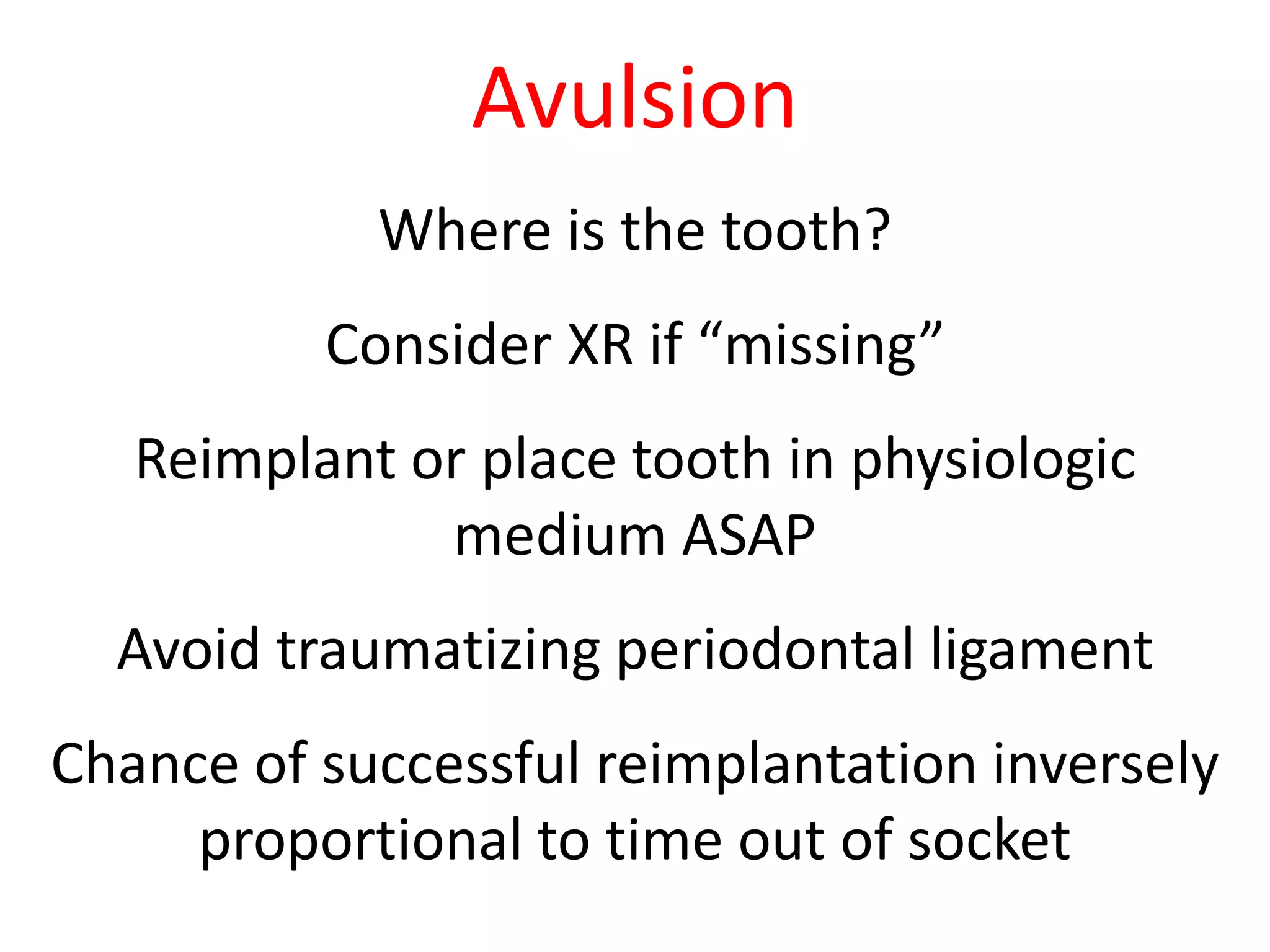 Dental emergencies | PPT