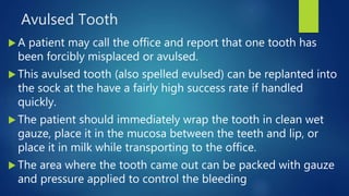 Chapter 16: Dental Emergencies | PPTX