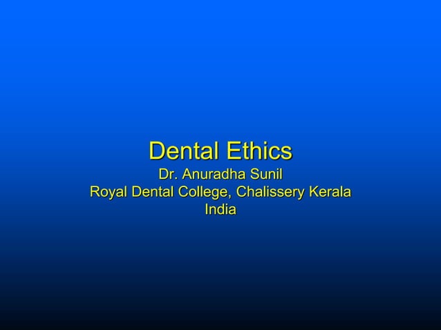 Dental Ethics.ppt