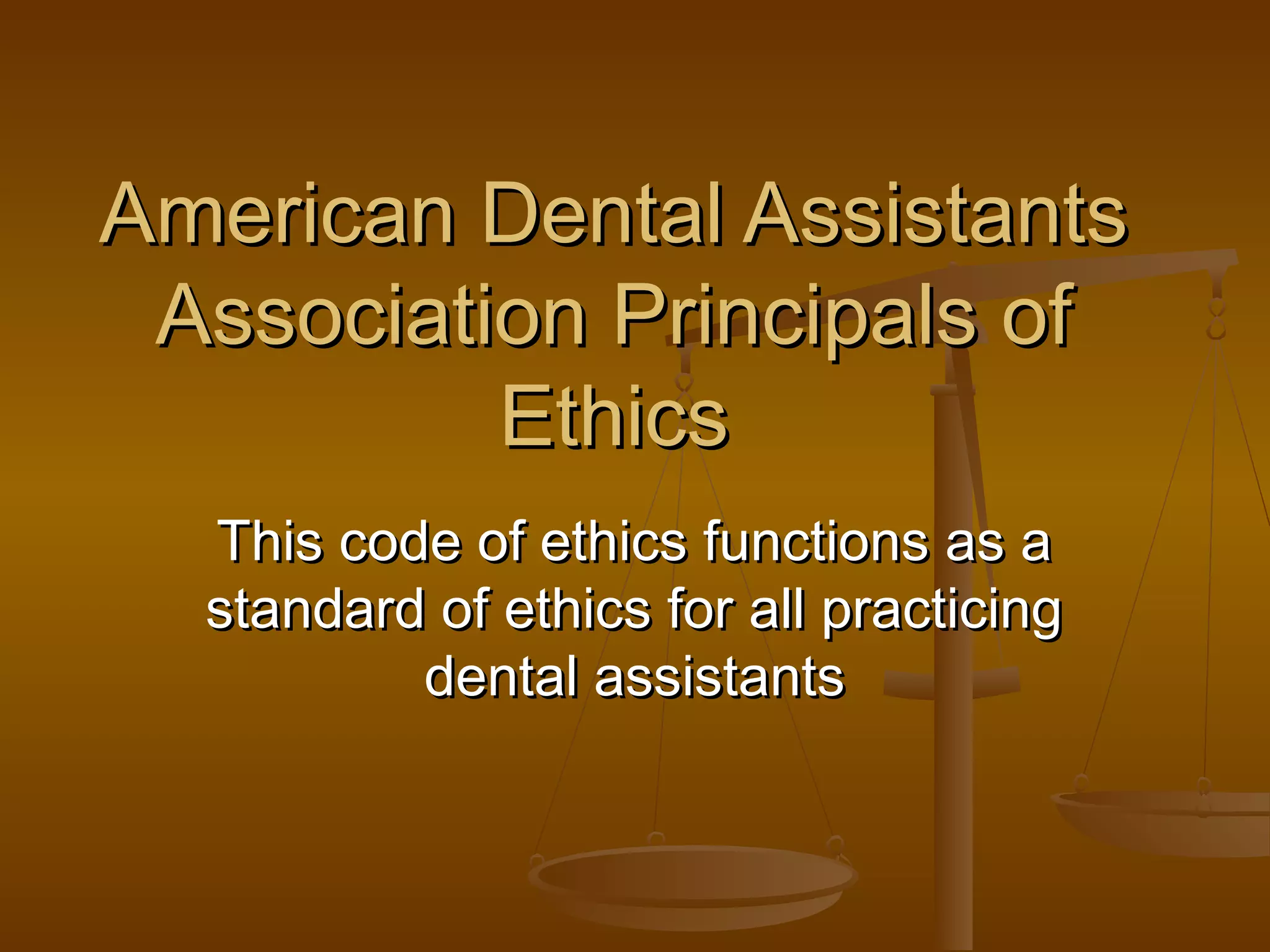 Dental ethics | PPT