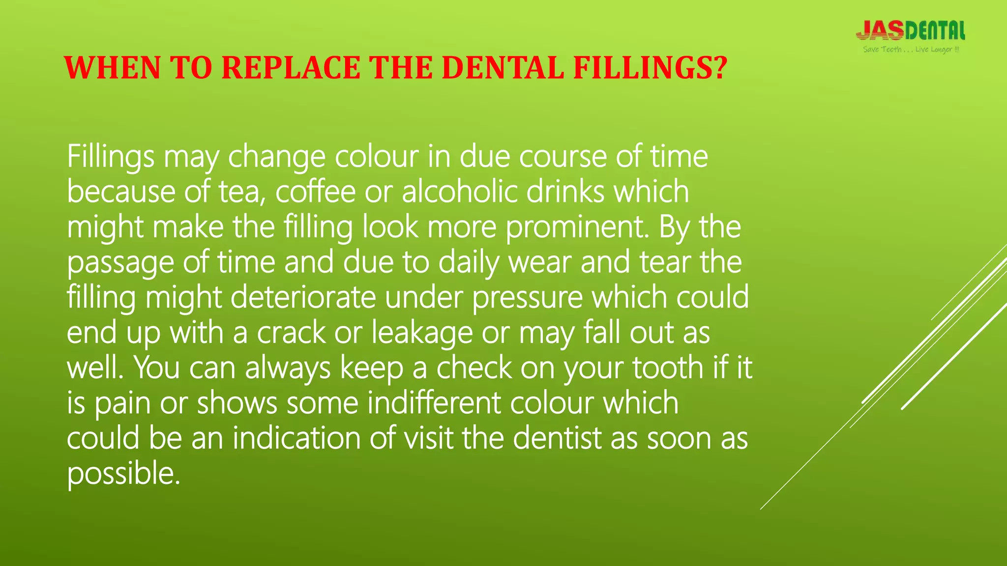 Dental Fillings Ppt