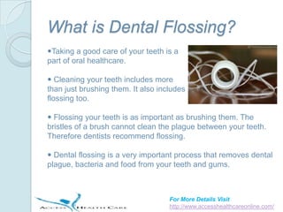 Dental Flossing | PPTX