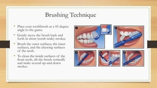 dental health, dental health awareness presentation | PPTX