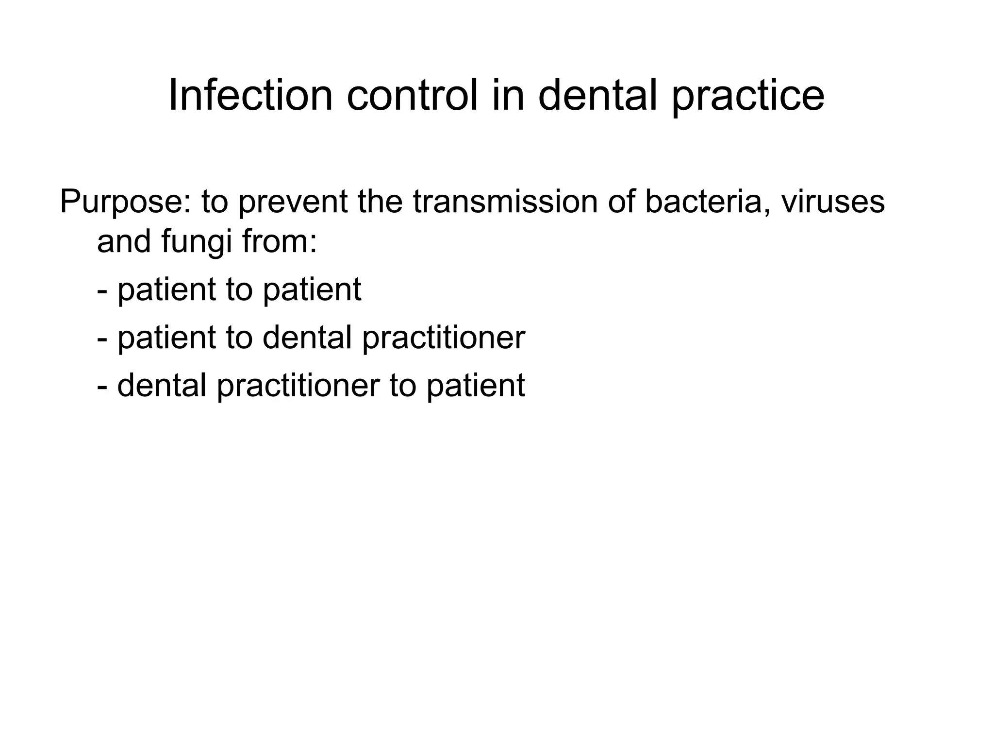Dental healthcare associated infections an overview of pathogens, risks ...