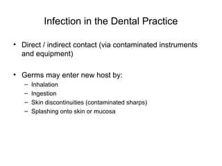 Dental healthcare associated infections an overview of pathogens, risks ...