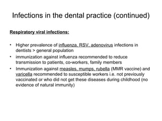 Dental healthcare associated infections an overview of pathogens, risks ...