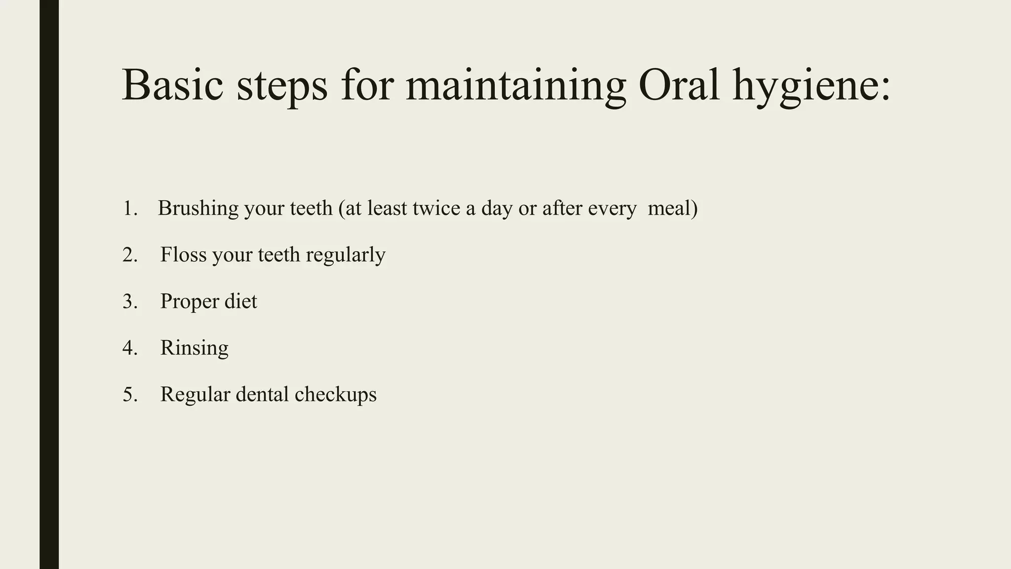 Dental health education | PPTX