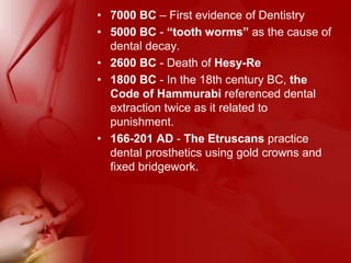 Dental history | PPT