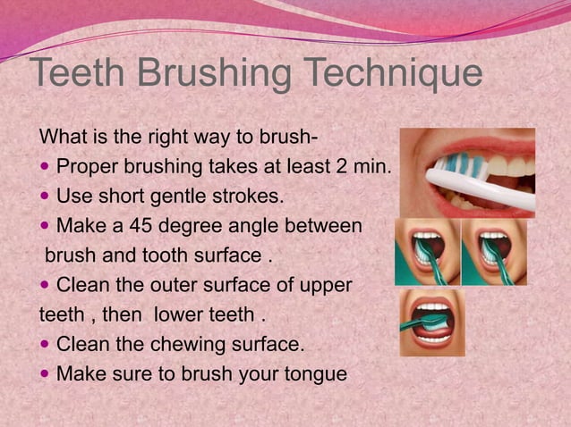 Dental hygiene and oral care | PPTX