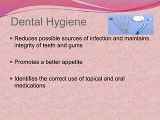 Dental hygiene and oral care | PPTX